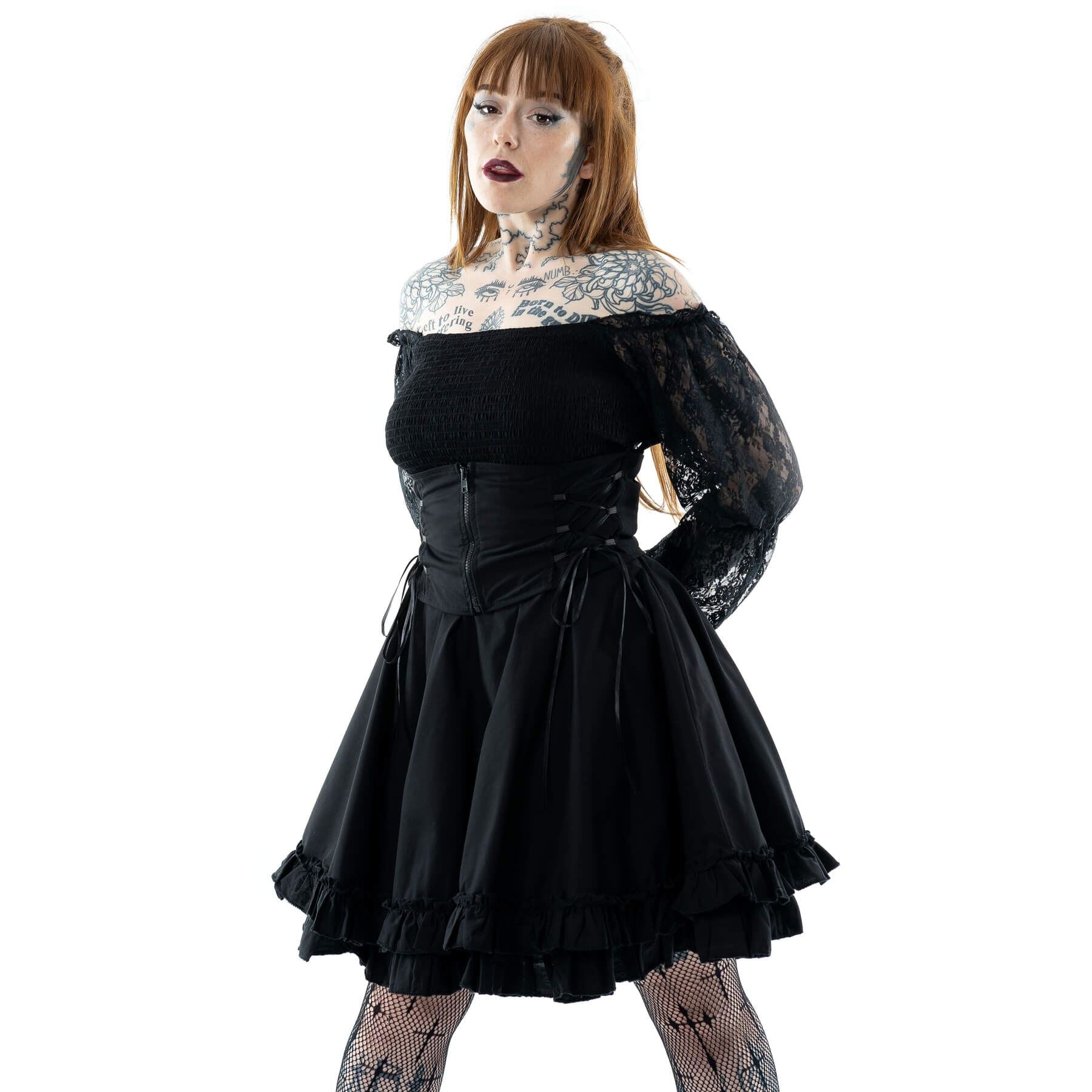 POIZEN INDUSTRIES KABIBI DRESS - BLACK – Osiris Gothic